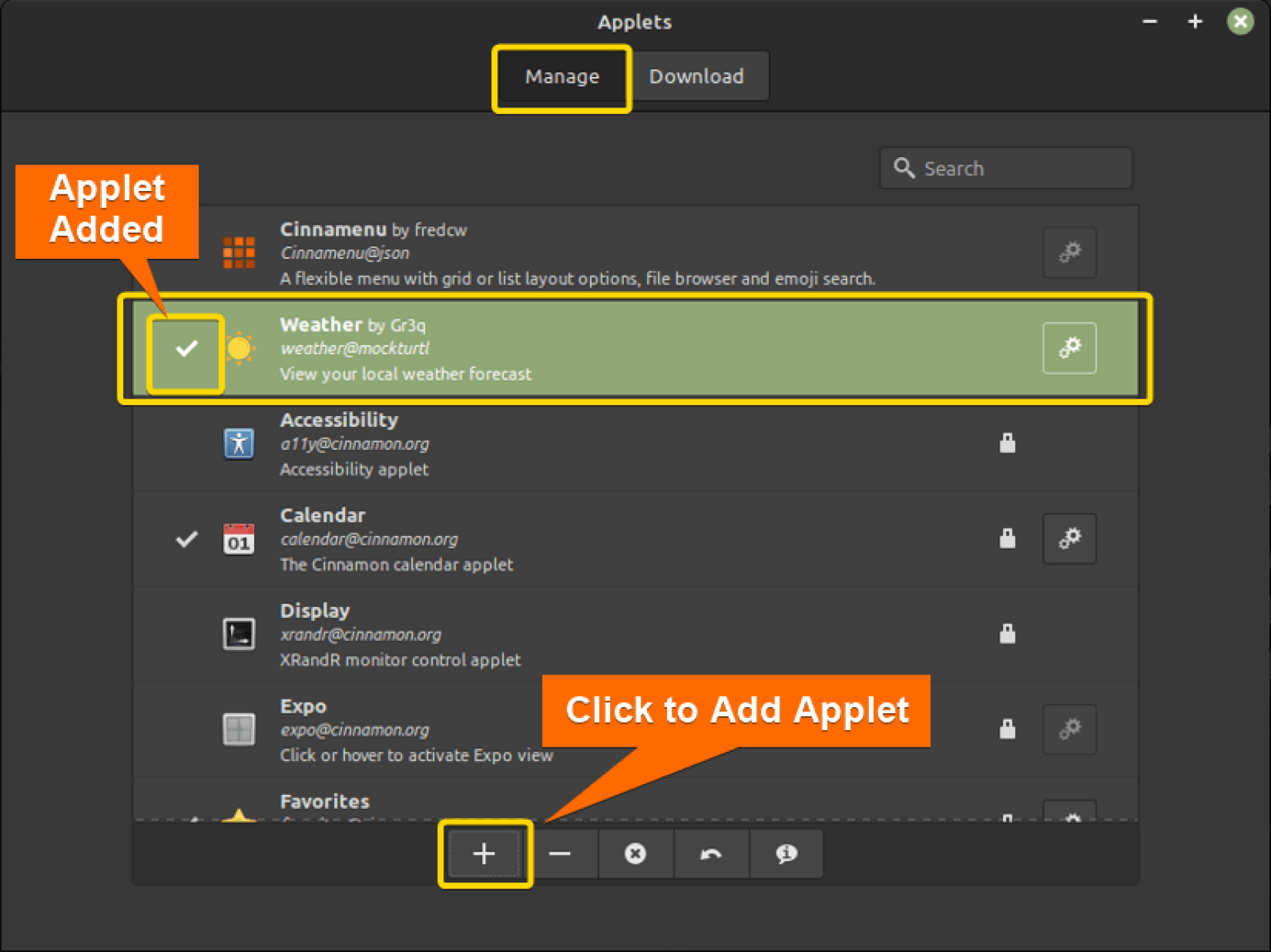 What is Applets in Linux? [Adding, Removing & More] - LinuxSimply