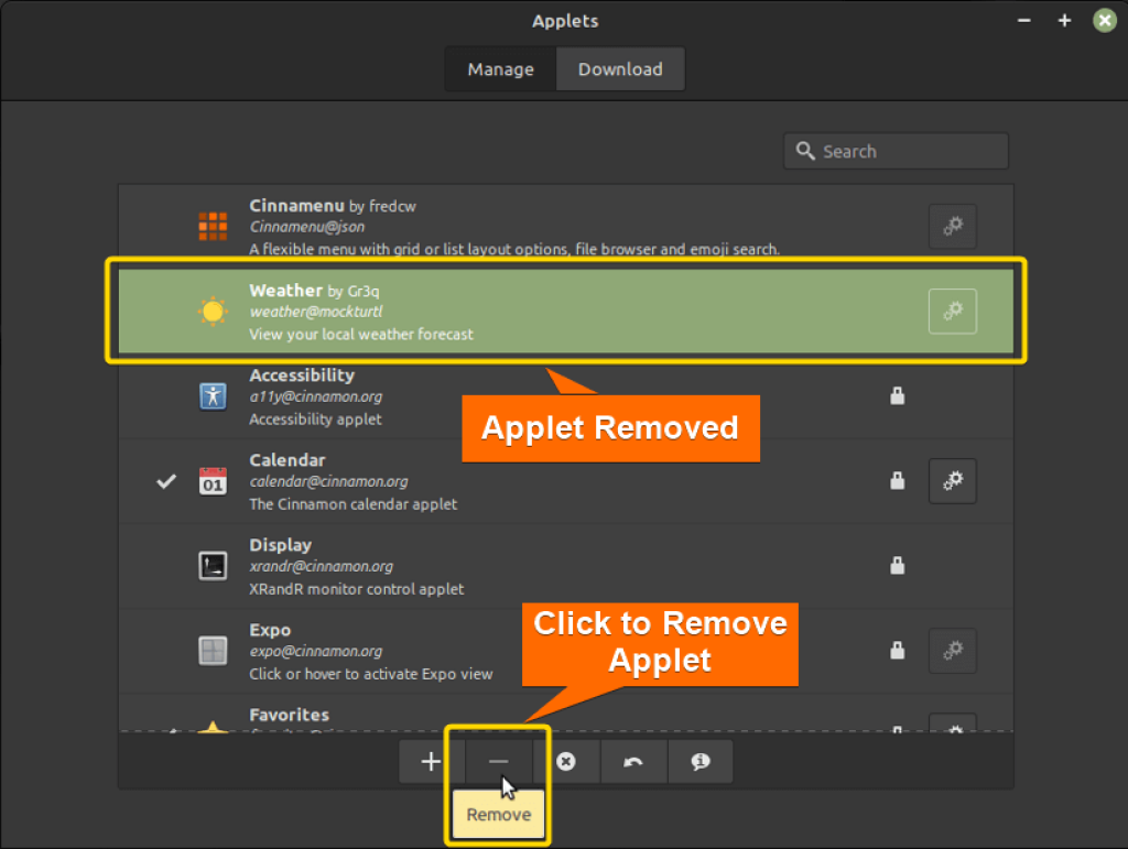 What is Applets in Linux? [Adding, Removing & More] - LinuxSimply