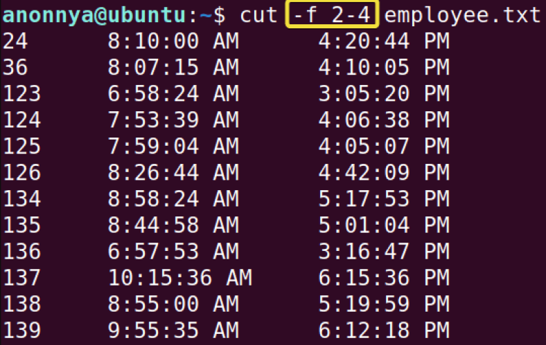 The “cut” Command in Linux [8 Practical Examples] - LinuxSimply