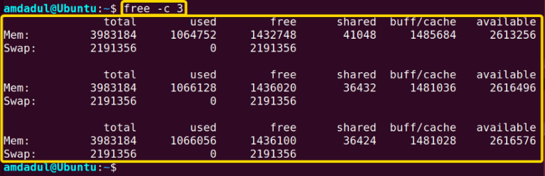 The “free” Command in Linux [8 Practical Examples] - LinuxSimply