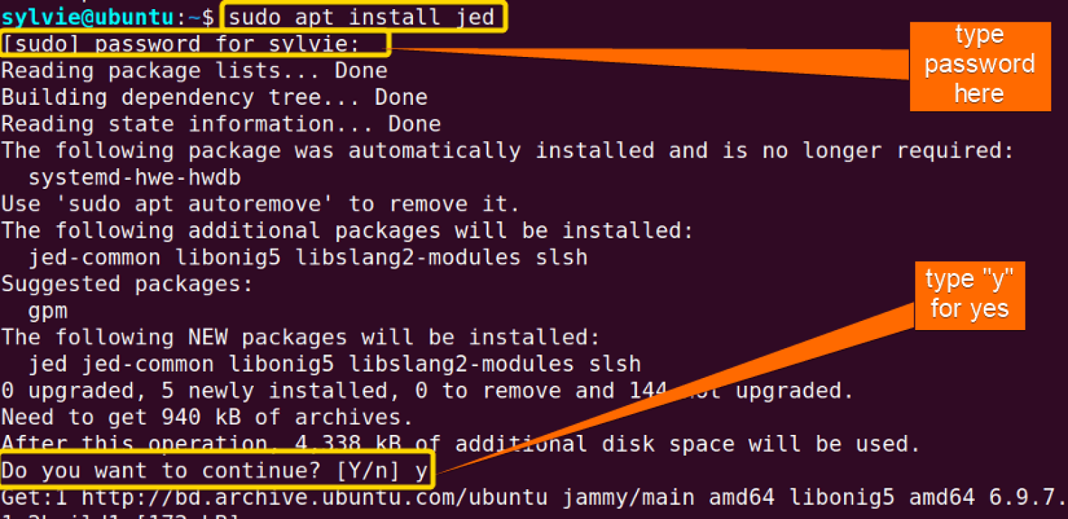 The “jed” Command in Linux [8 Practical Examples]