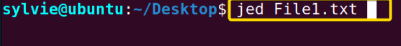 The “jed” Command in Linux [8 Practical Examples]