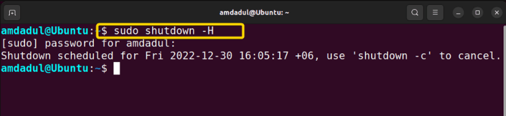 The “shutdown” Command in Linux [7 Practical Examples]
