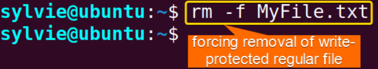3 Ways To Remove Write Protected Regular File Using Rm Command